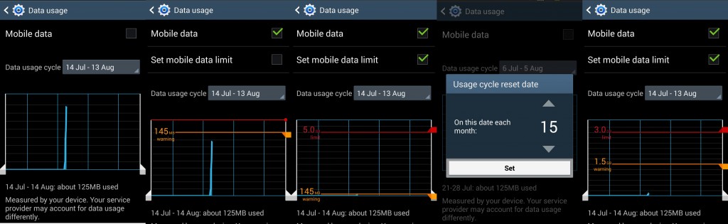 Mobile Data Limit save money and by setting limits.